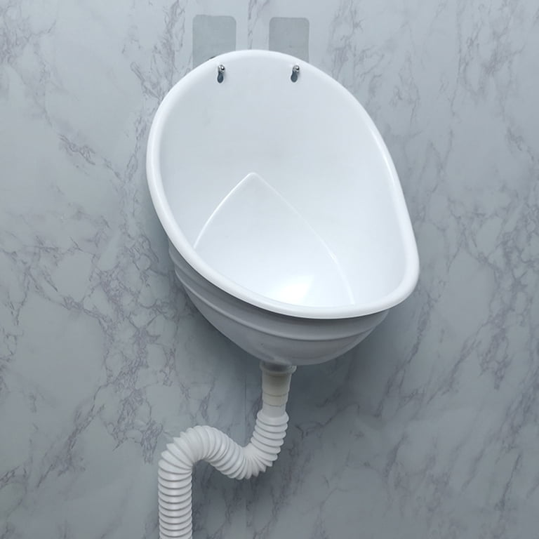Urinal For Men Large Simple , Wall-Mounted Urine Diverter Waterless ...