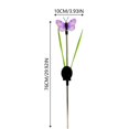 Color Changing Solar Ground Stake Lights, Metal Dusk to Dawn Auto ...