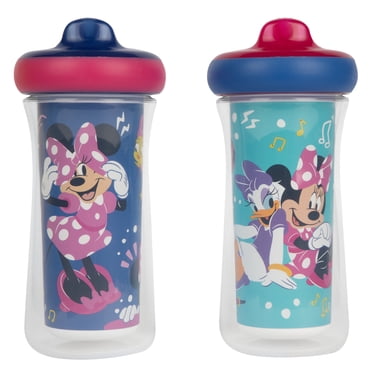 Disney Minnie Mouse 2-Sided Plate - Dishwasher Safe Toddler Plate ...