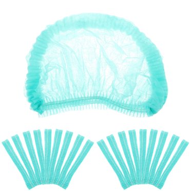 LotFancy 100Pcs Disposable Hairnet Bouffant Cap for Kitchen Medical Non ...
