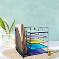ACDANC Paper Letter Tray Organizer with File Holder Document Classroom ...
