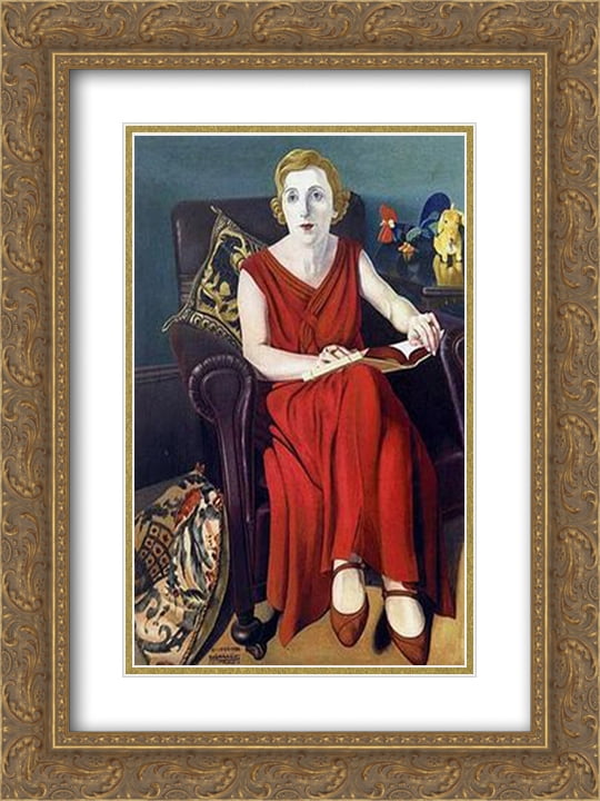 Cagnaccio di San Pietro 2x Matted 20x24 Gold Ornate Framed Art Print ...