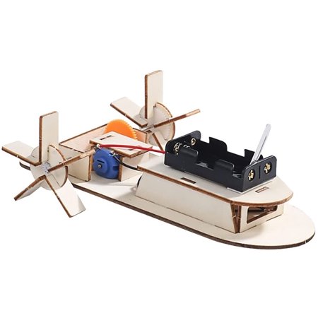 HTCM 2pcs DIY Wooden Sailboat Kids Boat Kit Build Your Own Wooden Boat ...