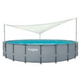 Funsicle Above Ground Swimming Pool Canopy, For Outdoor Use, White, Triangular, Adults, Unisex ...