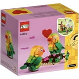 LEGO Valentine Lovebirds 40522; Fun Flower Building Kit for Kids, Boys ...