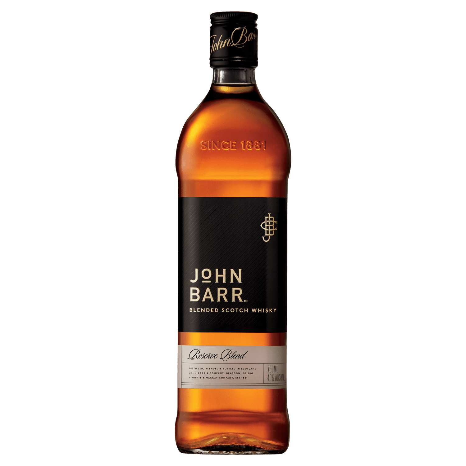 Caja de 12 Whisky John Barr Blend Reserve 750 ml | Walmart en línea