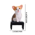 AGIUFGS Cute Resin Animal Figurine, Festive Holiday Designs, for Home ...