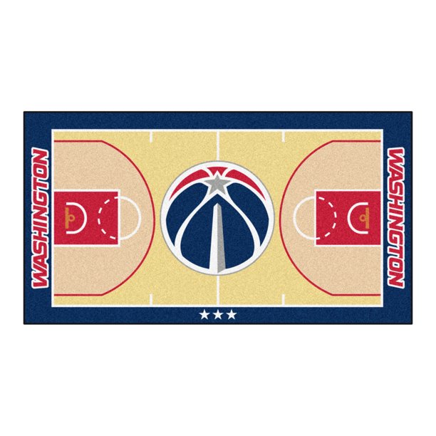 NBA - Washington Wizards NBA Court Runner 24x44 - Walmart.com