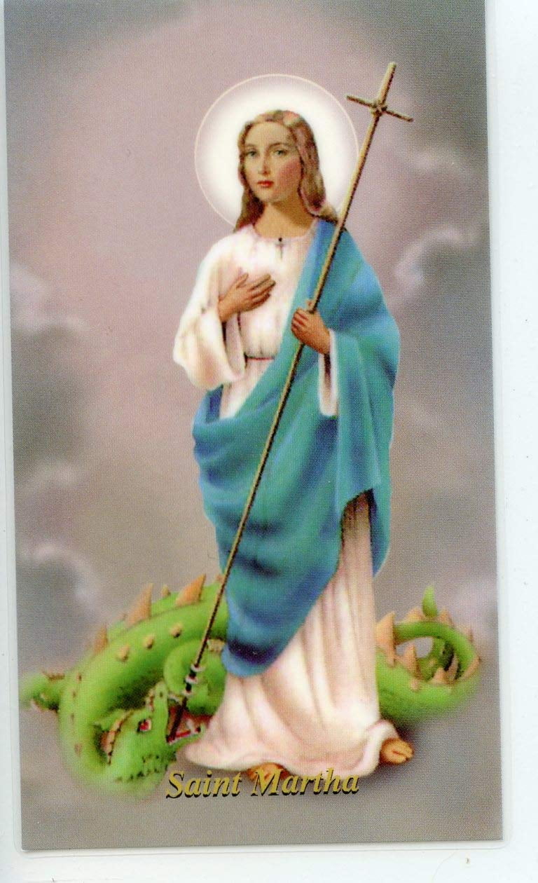 Novena to St. Martha holy card - laminated - Pack of 25 - Walmart.com