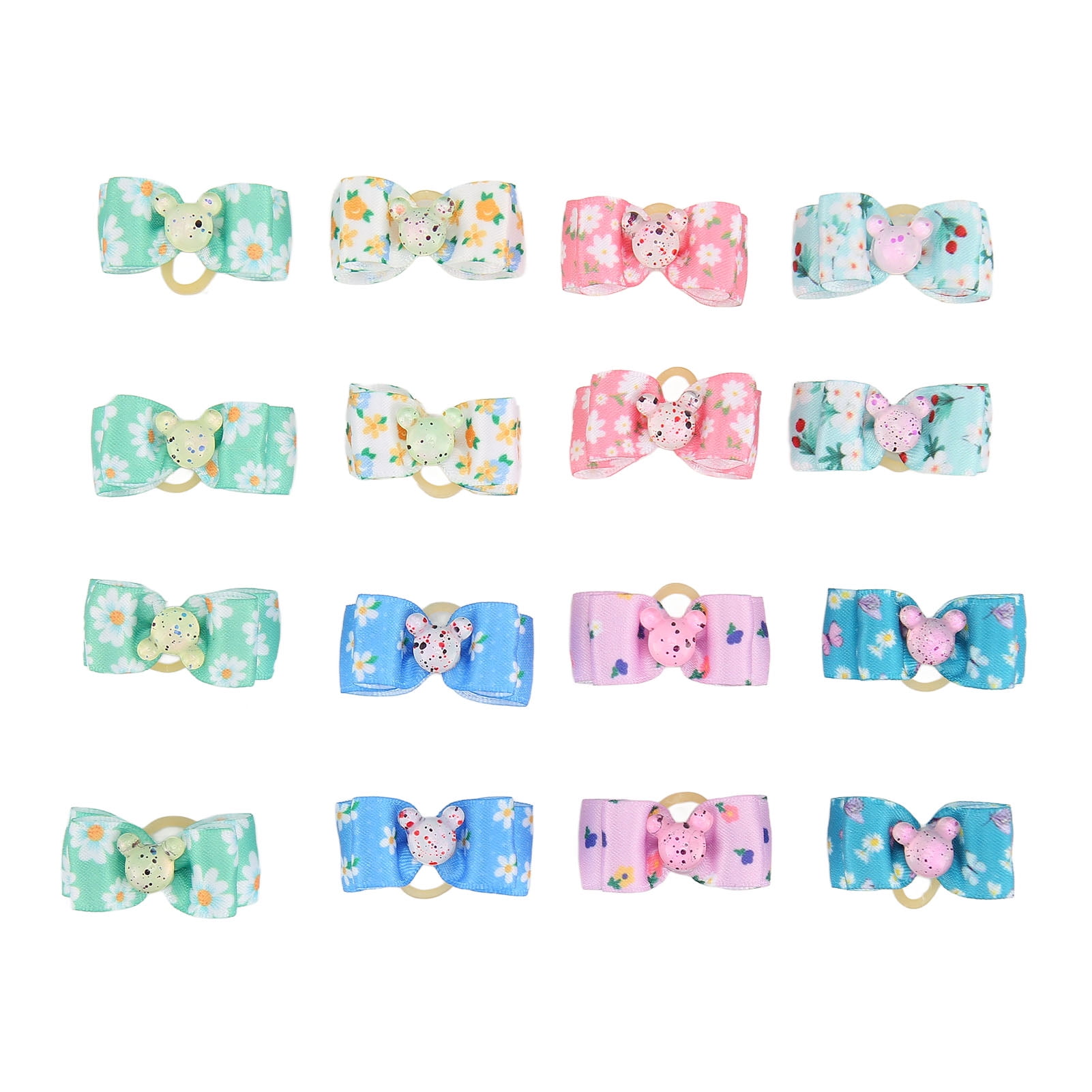 Click here for Unbranded Dog Hair Bowswith Rubber Bands 16pcs Dog... prices