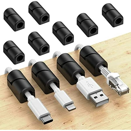 Qianli 20 Pack Cable Holders, Cable Management Clips, Self Adhesive ...