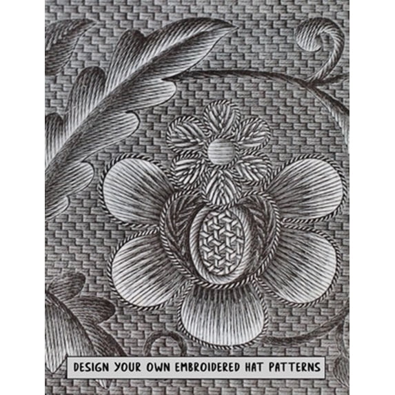 Pre-Owned Design Your Own Embroidered Hat Patterns: Drawing Book to ...