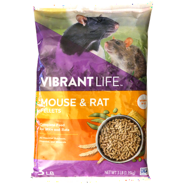 Mazuri Rat & Mouse Diet, All Life Stages, 2 lbs Nutritional Rodent Food ...