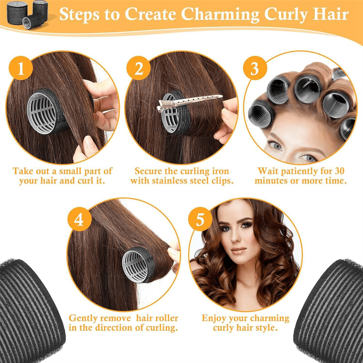 Click here for Unbranded 43pcs Hair Curlers Rollers With Clips Ha... prices