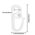 50Pcs S Shape Curtain Track Accessories Smooth Sliding Curtain Rails ...