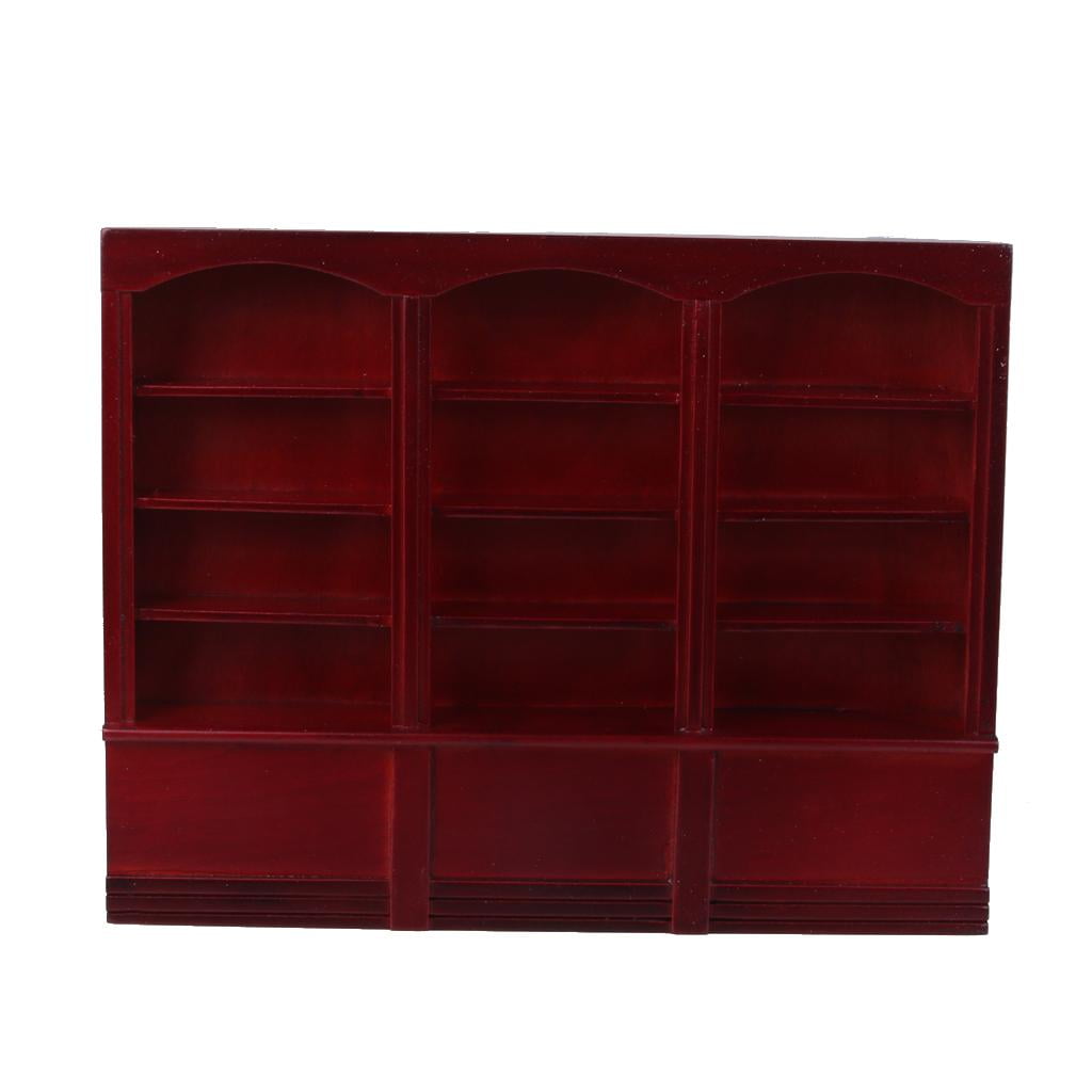 Gran Librería Estantería De pequeña sala Mueble Para Casa Mini 1/12 ...