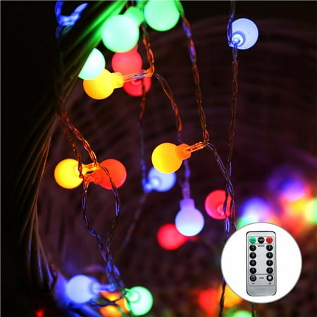 mmirethe LED Globe Indoor Outdoor Waterproof Battery Operated ...