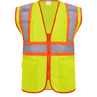 10-Pack of Cordova V3200XL Cor-Brite Type R, Class III, Orange Mesh ...