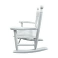 Yoneston Children's Rocking White Chair Indoor or Outdoor, Adirondack ...