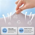 Pea Pod Body Pillow Double Wave Curve for Side Sleeper Full Body ...