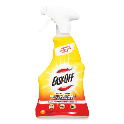 Easy-Off Kitchen Degreaser, Lemon Scent, 16 oz Spray Bottle, 6/Carton ...