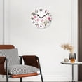 12 Inch Wall Clock Battery Operated Silent Clock Decorative for Office ...