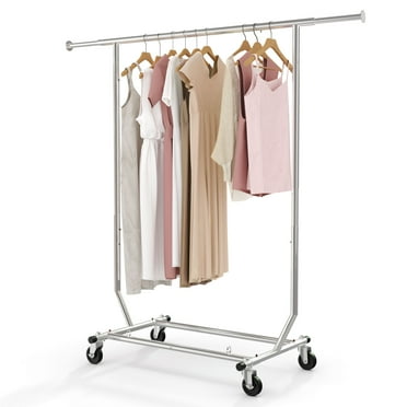 HOKEEPER 330 lbs Heavy Duty Clothing Garment Rack Rolling Commercial ...