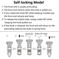 BE-TOOL Stainless Steel Quick Release Plunger Pin, M8 Self-Locking ...
