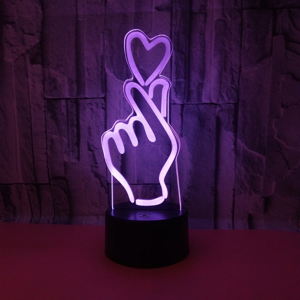 YSITIAN 3D LED Optical Illusion Acrylic Night Light with Remote & Smart ...