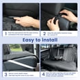 Back Seat Cover - Oxford Waterproof Car Seat Protector, Fits Cars/SUVs ...