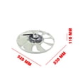 NEWZQ Engine Cooling Fan Clutch w/ Blade for Mercedes-Benz ...