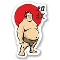 Sumo Wrestler Vinyl SELF ADHESIVE STICKER Decal - Sticker Graphic ...