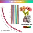 Metallic Multi Long Balloons Premium 260 Twisting Animals Magic ...