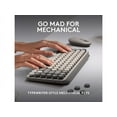 Logitech POP Keys Mechanical Wireless Keyboard with Customizable Emoji ...