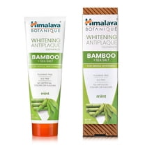 Himalaya Whitening Antiplaque Toothpaste Mint Flavor with Bamboo and ...