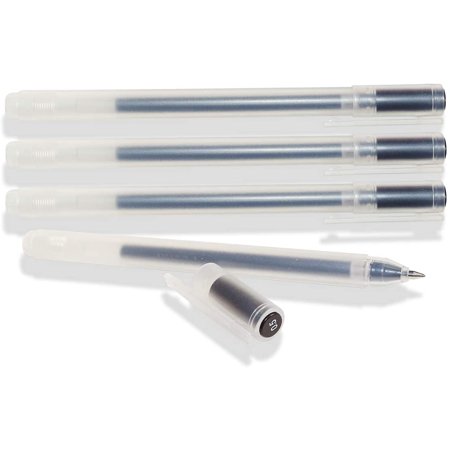 Super smooth Writing Black Ink Ballpoint Pen, Fine Point Japanese style ...