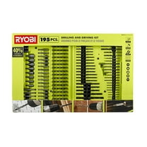 Ryobi Multi-Material 300-Piece Drill And Drive Kit with Case and Set ...
