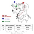 Ear Holes Baseball Cap With Sunglasses For Small Dogs Cats Breathable ...
