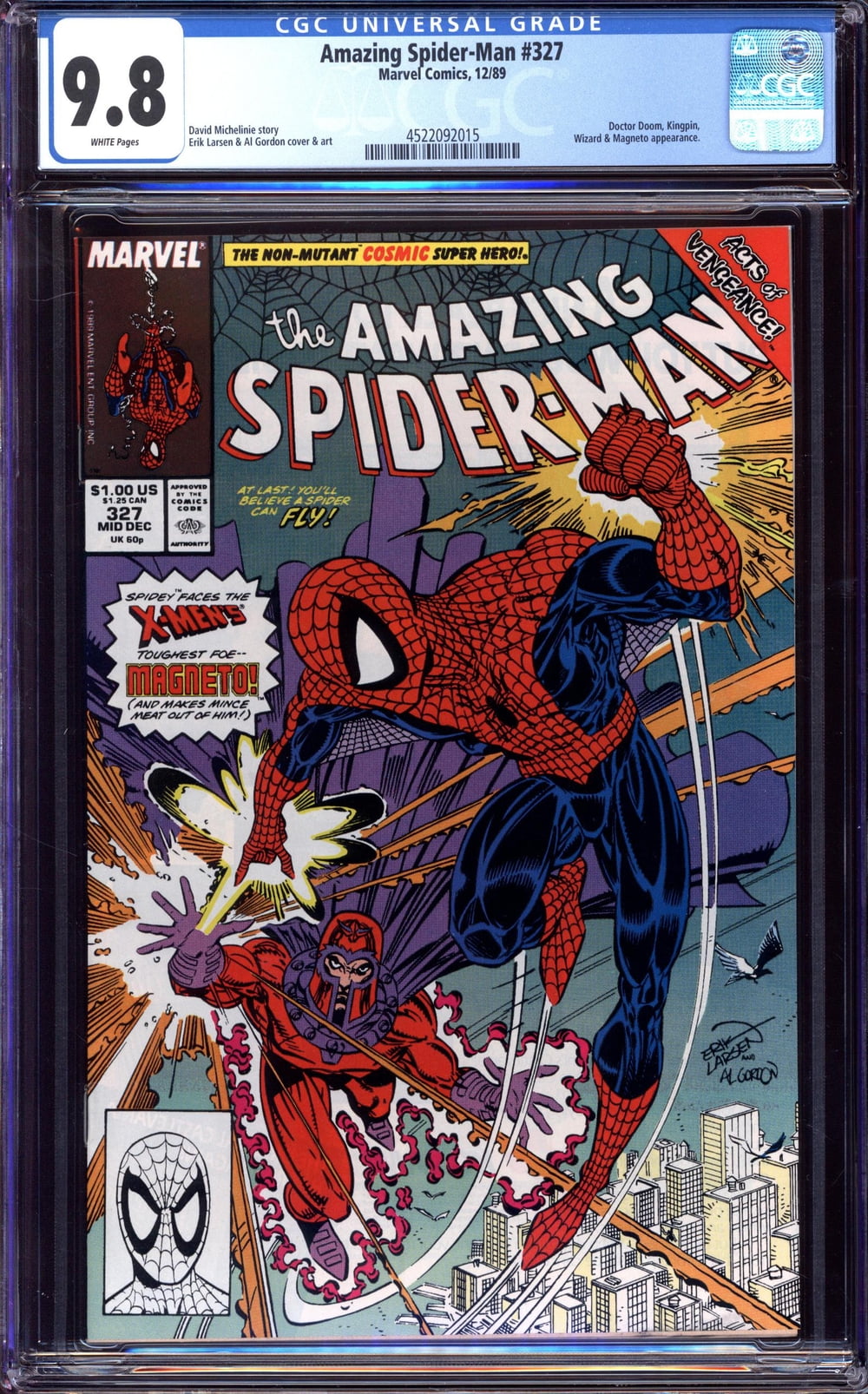 Amazing Spider-Man #327 - CGC 9.8 Comic Book - Walmart.com