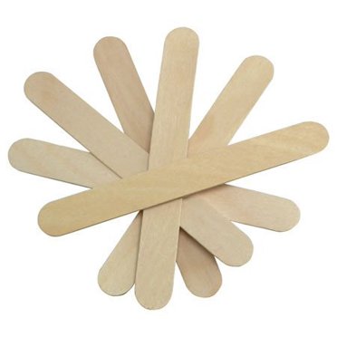 16-Inch Long Round Bamboo Craft Sticks for Apples, BBQ, Arts and Crafts ...