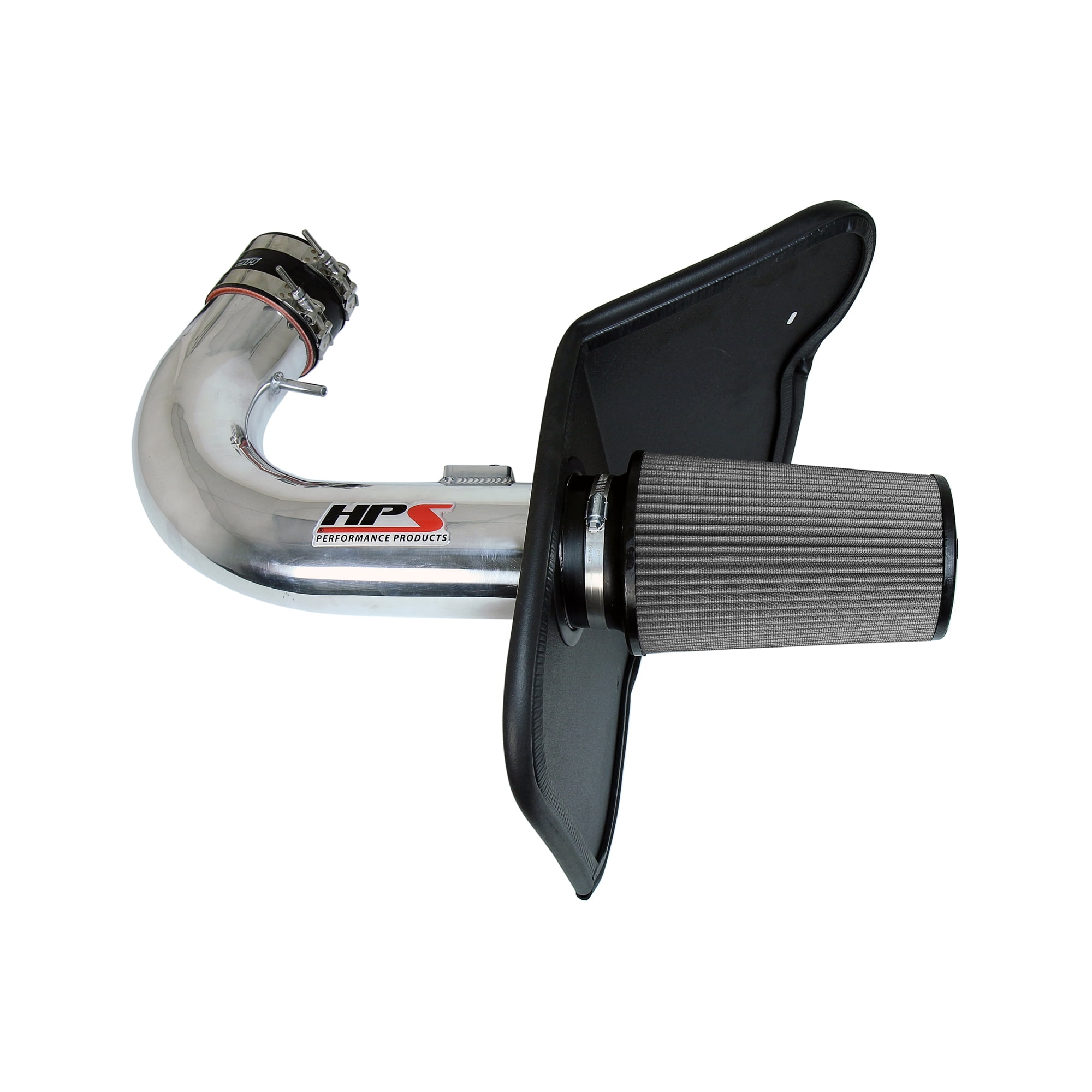 HPS Performance Polish Cold Air Intake Kit for 10-15 Chevy Camaro SS 6 ...