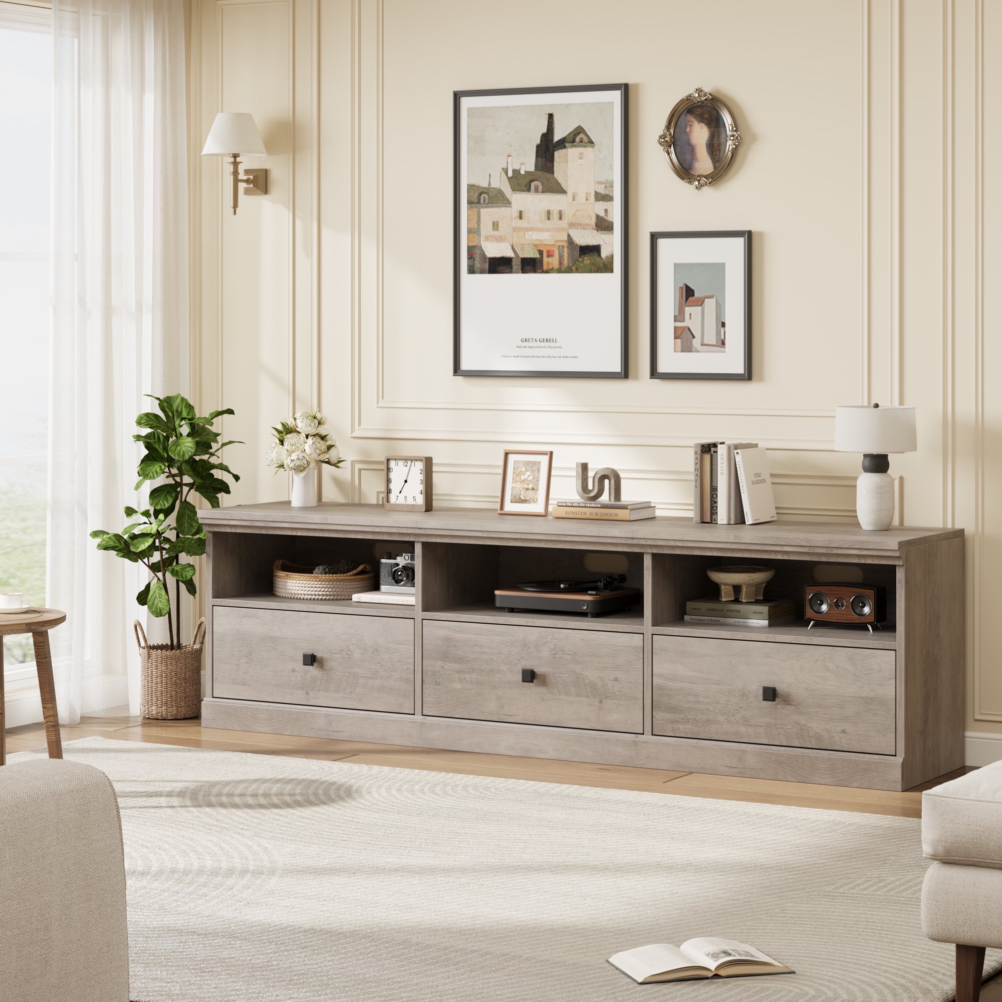 Click here for Tropow Mid-Century Modern 70 Inch Tv Stand - Rusti... prices
