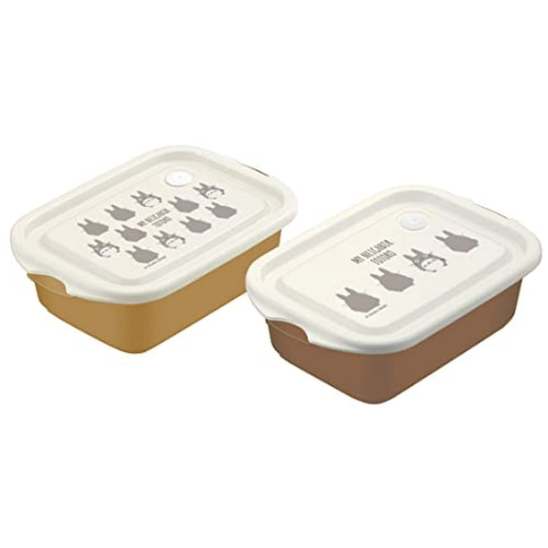 Skater Seal Container 500ml 2 Pieces My Neighbor Totoro Silhouette Ghibli Made in Japan FCN2WAG ...