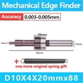 Edge Finder Mechanical 10MM For Mill Lathe Machine Touch Point Sensor ...