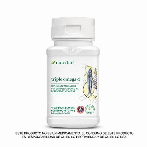 Omega 3 Plus Nutrilite 30 Cápsulas | Walmart en línea