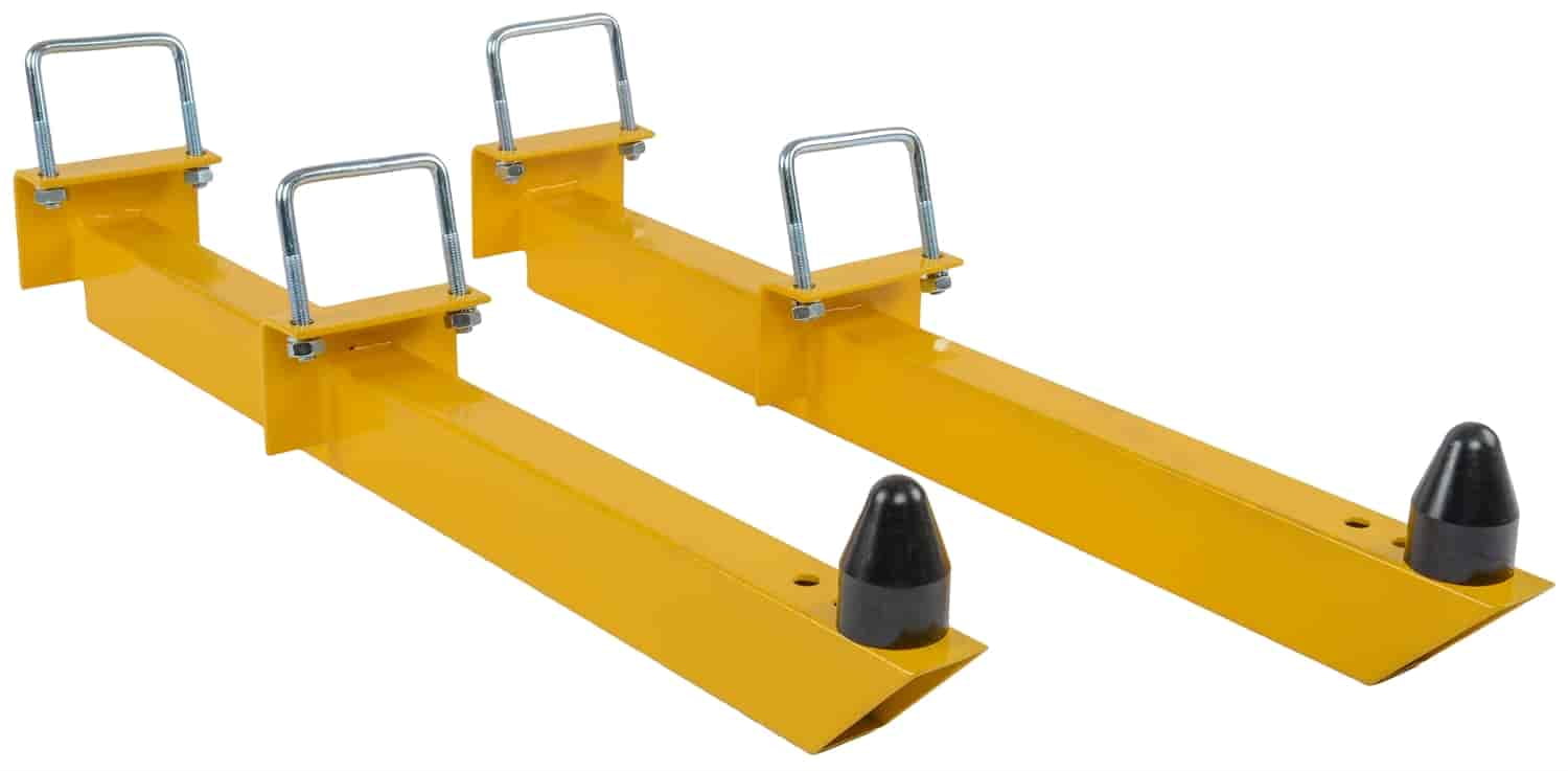 JEGS 64405 Universal Leaf Spring Traction Bars Yellow Powder Coat ...