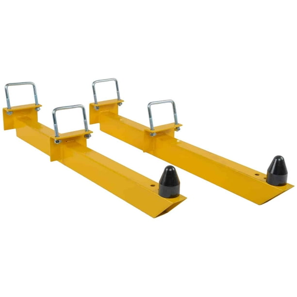 JEGS 64405 Universal Leaf Spring Traction Bars Yellow Powder Coat ...