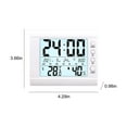 Latrodar Indoor Electronic Temperature Hygrometer Luminous Large Screen ...