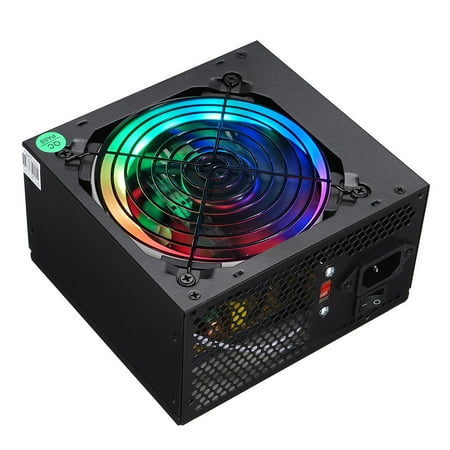 500W 12V Computer Power Supply 110V Switchable 24 Pin PCI SATA ATX PC ...