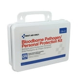 First Aid Only Bloodborne Pathogen (BBP) Spill Clean Up Kit & Personal ...
